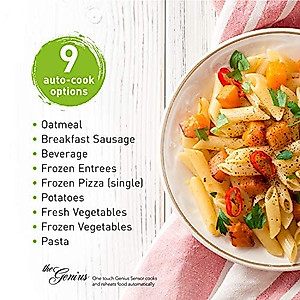 Panasonic Microwave Oven NN-SD372S Stainless Steel Countertop/Built-In with Inverter Technology and Genius Sensor, 0.8 Cu. Ft, 950W