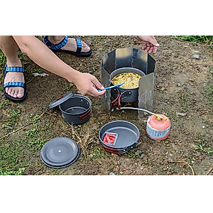 Naturehike Multifunctional Split Outdoor Portable Stove Windscreen Foldable 3000W Strong Firepower Portable Outdoor Camping Stove Windscreen（only windscreen）