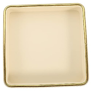 BESTOYARD 3pcs Leather Storage Tray Jewelry Dish Tray Luxury Decor Ring Display Holder Perfume Organizer Ring Dish Faux Leather Tray Jewelry Display Plate Storage Plate Jewelry Display Tray