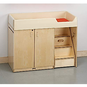 Jonti-Craft 5148JC Diaper Changer with Stairs, Right