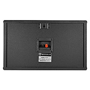 Rockville Pair 8" 3-Way 800 Watt Karaoke/Pro Speakers+Wall Brackets/MDF (KPS80), Black