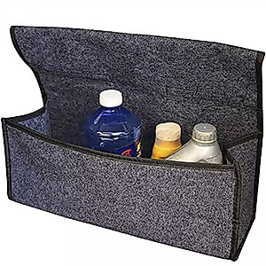 Large Anti Slip Compartment Boot Storage Organizer Tool Bag Car Storage Bag Car Trunk Organizer Soft Felt Storage Box