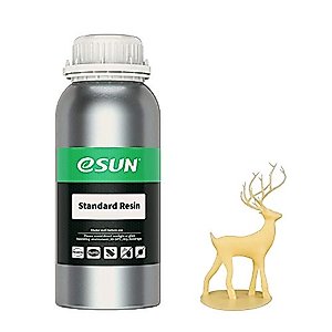 eSUN 405nm LCD 3D Printer Rapid Resin UV Curing Resin General Purpose Standard Resin High Precision Low Shrinkage Photopolymer Resin with Good Fluidity for Photon UV Curing LCD 3D Printer