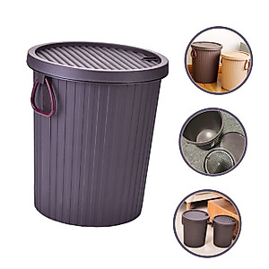 WOONEKY Tea Dregs Drainage Bucket Bins with Lids Waste Basket for Office Desk Garbage Can Tea Dregs Trash Bin Tea Dregs Bucket Rubbish Container Tea Ceremony Tea Bucket Trash Can Waste Bin