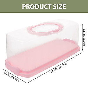 CALLARON Food Containers Cupcake Boxes Cake Carrier Plastic Cake Keeper Cake Containers with Dome Lids Cake Saver with Locking Lid for Cupcake Bread Food Containers Cupcake Boxes