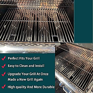 MikeGarden Replacement Parts for Nexgrill 720-0830H 720-0830D 720-0888N 720-0783E 720-0888 BHG 720-0783W 720-0783H Grill Master 720-0697 2 Pack Grill Grate 4 Pack Grill Burners and Heat Plates