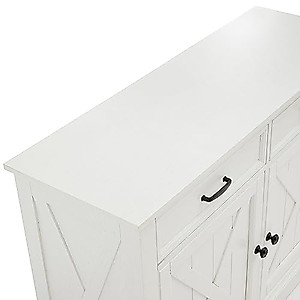 Crosley Furniture Clifton Sideboard, Distressed White