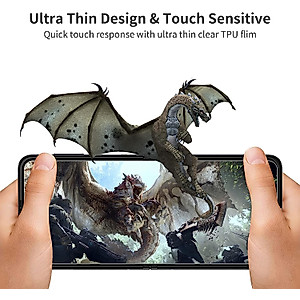 Galaxy Z Flip 3 Screen Protector, with Outer + Inner Soft Film + Back Cover TPU Flexible Screen Protector,[1SET 5PCS] HD Full Covered, No Bubble Hydrogel Screen Protector for Samsung Z Flip 3