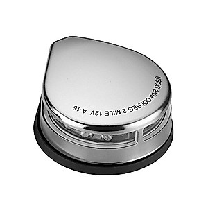 Pactrade Marine Boat SS LED Bi-Color Bow Navigation Port Starboard Light 12v USCG 2NM ABYC A16 Approval for Boat 65.6'