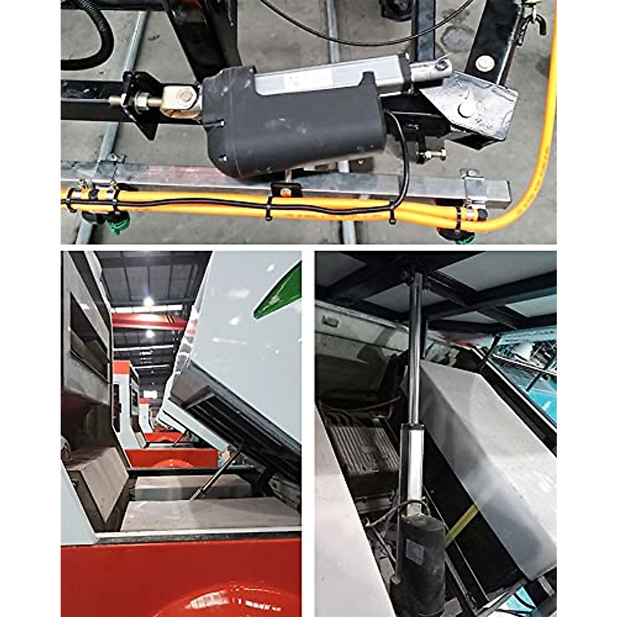 Linear Actuator Motor 24V DC Heavy Duty High Force Electric Telescopic Rod IP 66 Protection for Industrial Agriculture (Speed : 30mm/s-4000N(400kg), Stroke : 400mm)