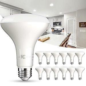 VOLIVO BR30 LED Bulbs 12 Pack, Dimmable Flood Light Bulb,5000k Daylight Light Bulbs, 9W Equivalent 65W Incandescent Blubs,800 Lumens, E26 Base, CRI 80,Recessed Light Bulb for Ceiling,Kitchen