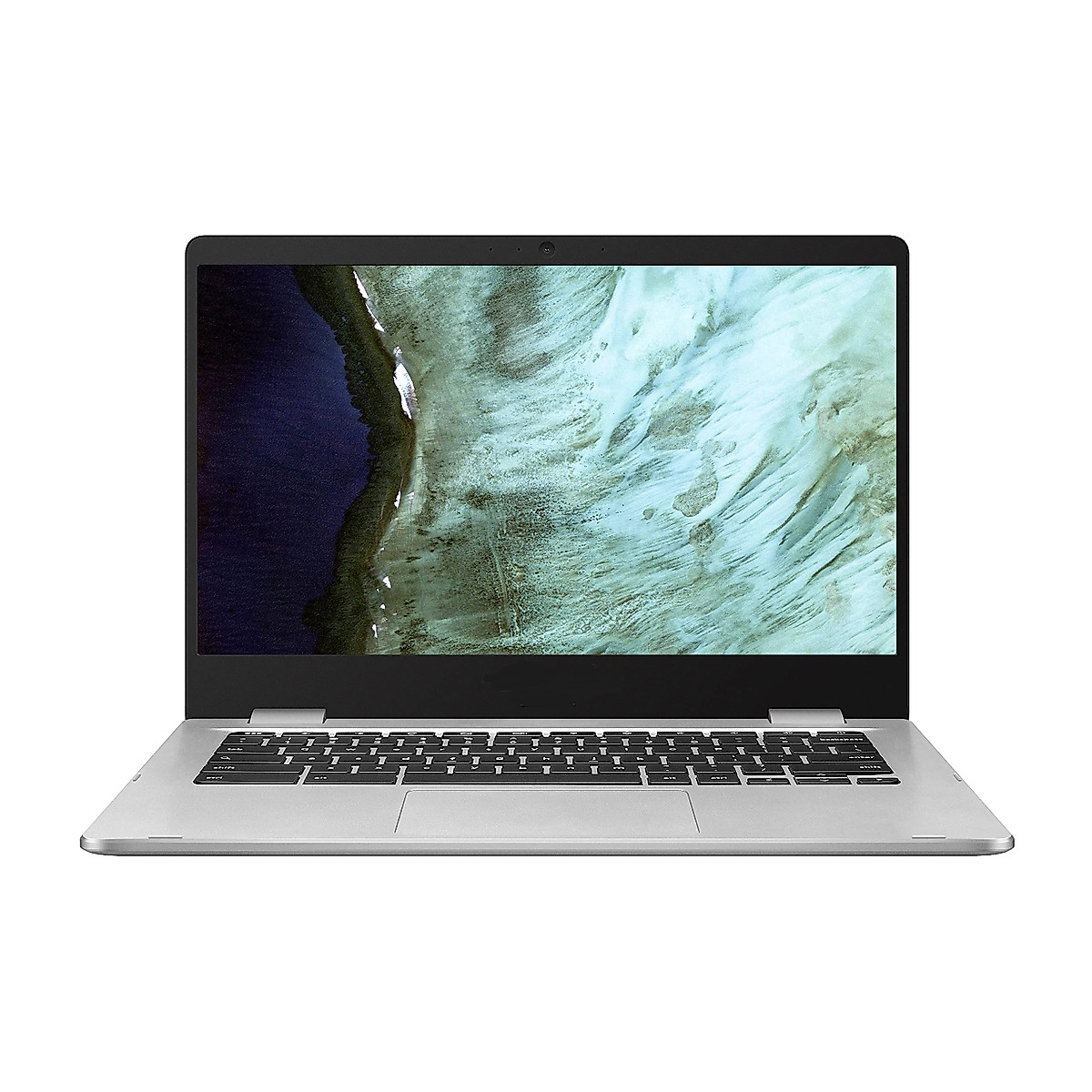SHOXLAB New ASUS_Chrome.Book Laptop Convertible PC Computer, 14" HD, Intel Celeron N3350, 4GB RAM, 64GB eMMC, Webcam, WiFi, Bluetooth 5.0, 8h Battery Life, Chrome.OS (4GB RAM | 64GB Storage)