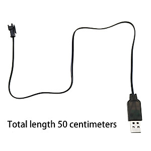 MEETOOT DC 3.6V 250mA Output Ni-Cd Ni-Mh Battery Pack USB Charging Cable SM 2P Plug