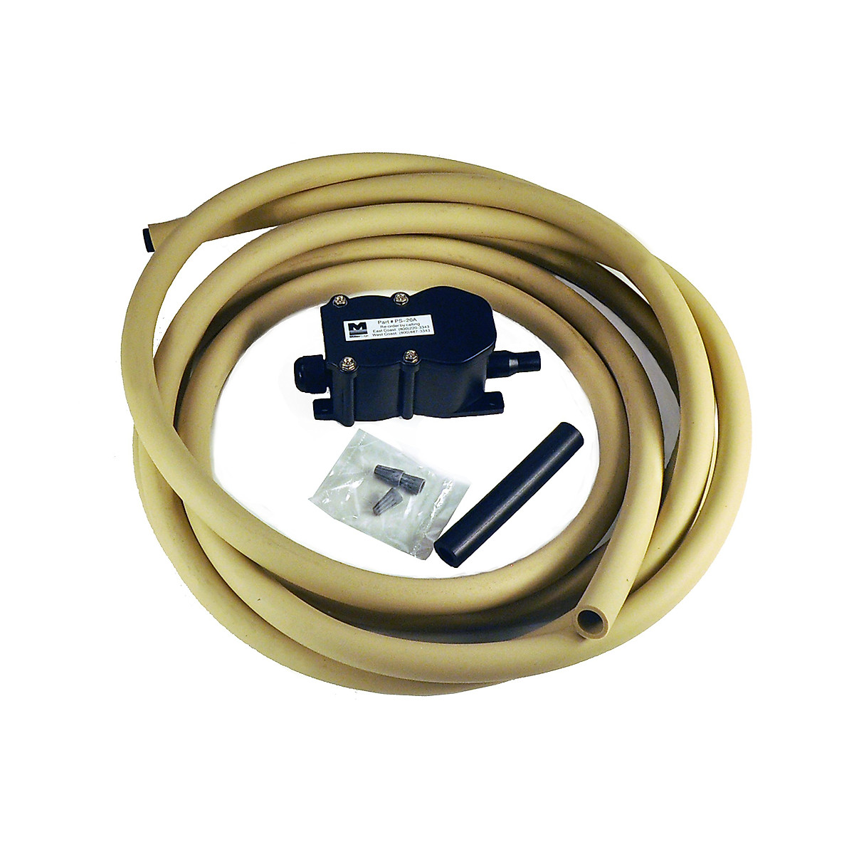 Miller Edge PS20K500-18 Pneumatic Sensing Edge Kit, 18' Hose