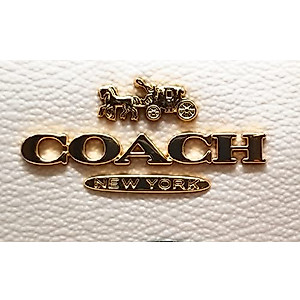 COACH Sydney Satchel With Heart Cherry Print in Chalk/Multi