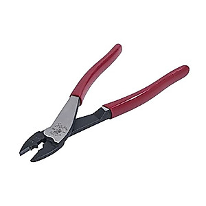 Klein Tools 1005 Cutting / Crimping Tool for 10-22 AWG Terminals and Connectors, Terminal Crimper for Insulated and Non-Insulated Terminals