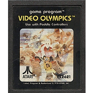 Video Olympics Vintage Atari 2600 Video Game Cartridge