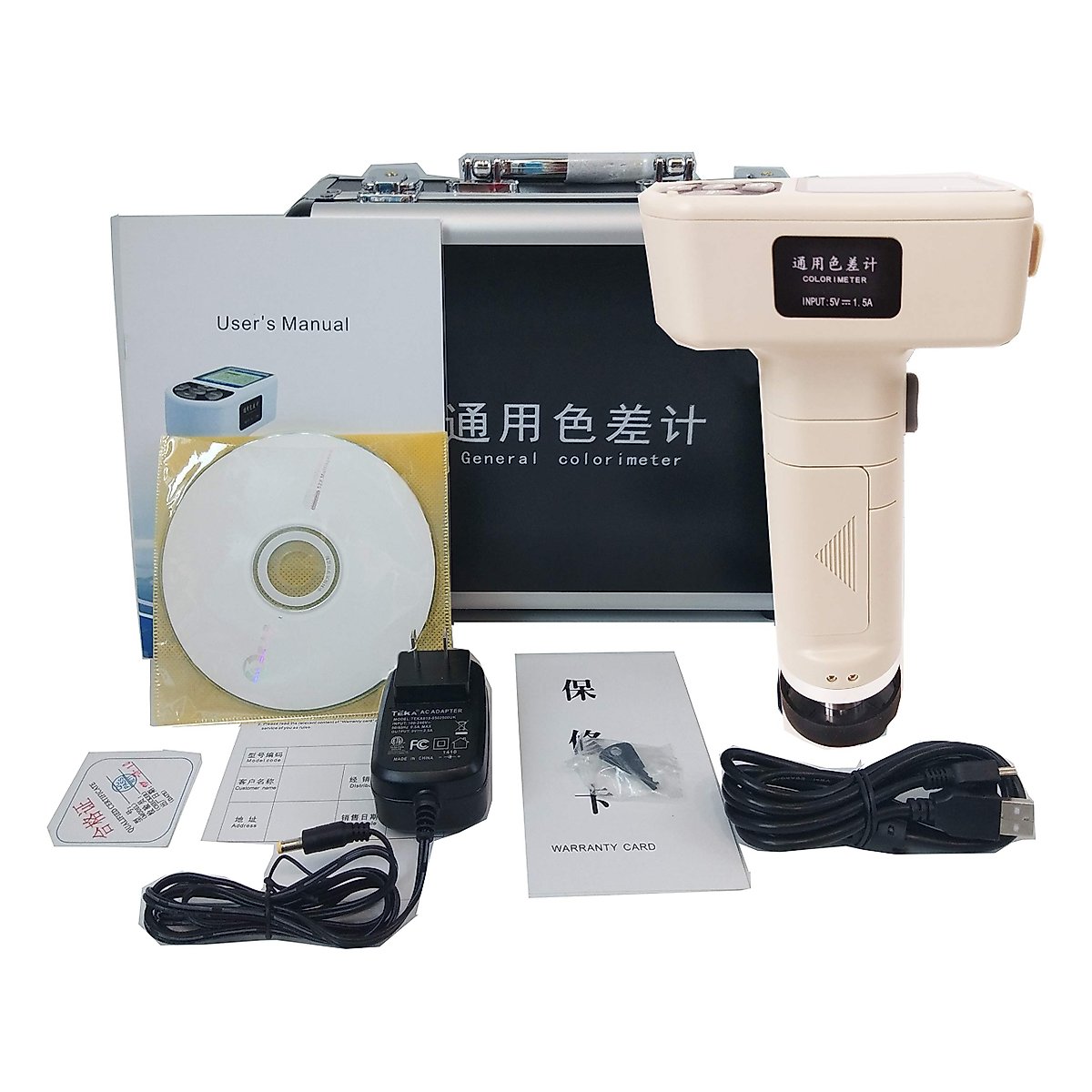 Portable Handheld Colorimeter Color Meter 8mm Caliber 45°/0° Color Matcher