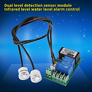YWBL-WH Liquid Sensor, Double-Level Detection Sensor Module Infrared Liquid Water Level Detection Alarm Contro
