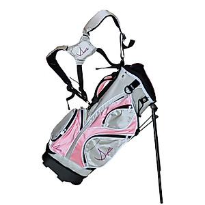 Sephlin - Lady Jayde Pink Girls Left Handed 7 Pieces Golf Club Set & Golf Bag Ages 6-10 2.0