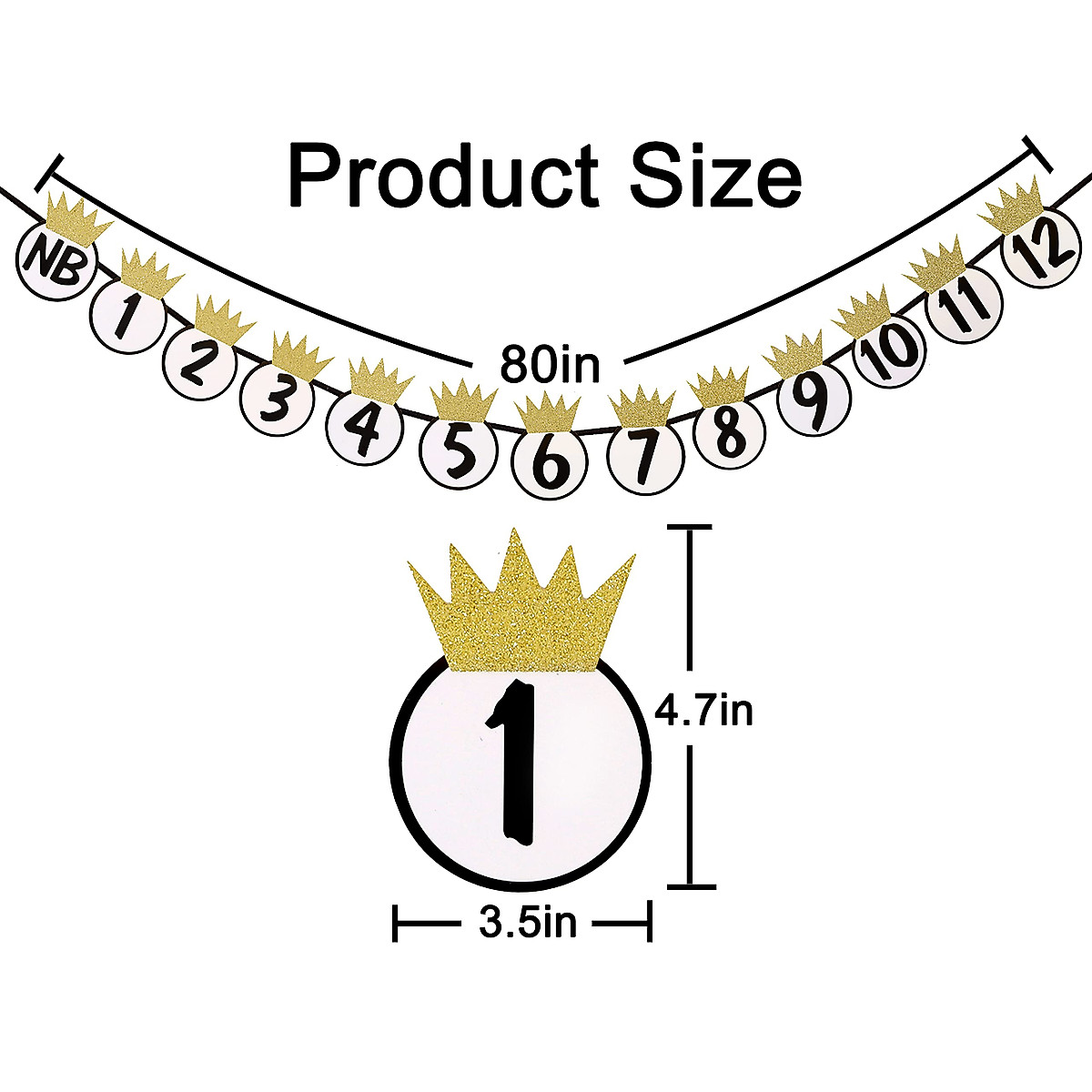 Cooper Live Wild One Banner - Wild One Birthday Wall Background Banner, Birthday Party Happy Birthday 1 Birthday Party, Wild One Photo Banner. Jungle First Birthday Photo Banner (White)