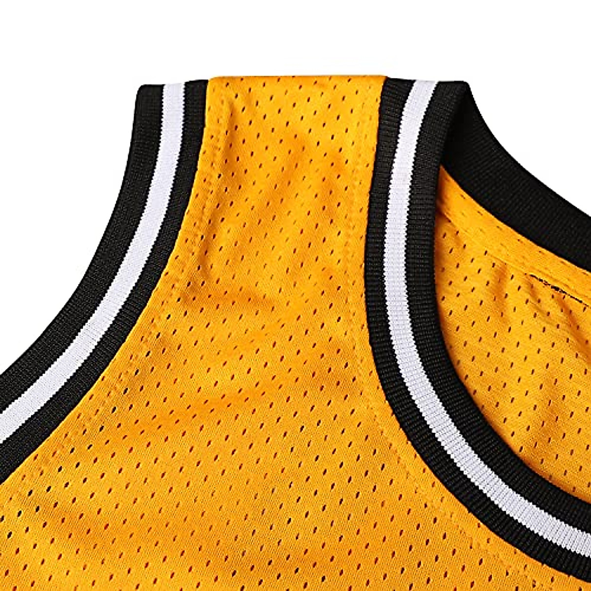 MESOSPERO BadBoy #72 Biggie Smalls Movie Notorious Big 90s Hip Hop Clothes for Party Men Basketball Jersey (Yellow, Medium)