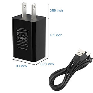 Charger Compatible with TI-84 Plus CE Graphing Calculator, TI-Nspire CX/CX CAS - 3ft Charging Cable