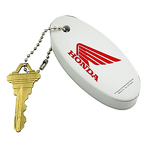 GRAPHICS & MORE Honda Powersports Logo Floating Keychain Oval Foam Fishing Boat Buoy Key Float