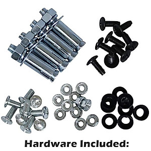 TECHTOO Wall Mount Rack Open Frame 19Inch Server Equipment Rack Heavy Duty Network Equipment Rack 13.7 Inch Deep - Black (09U)