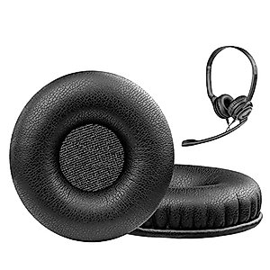 SOULWIT 50mm Ear Pads Cushions Replacement for Sennheiser PX80/PX100/PX100II/PX200, PC30/PC36/PC130/PC131/PC140/PC145, PMX100/PMX200, PXC150/PXC250/PXC300, SC30/SC60/SC75/SC230/SC260/SC630/SC660/SC665