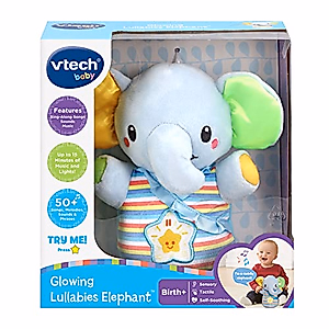 VTech Baby Glowing Lullabies Elephant, Blue