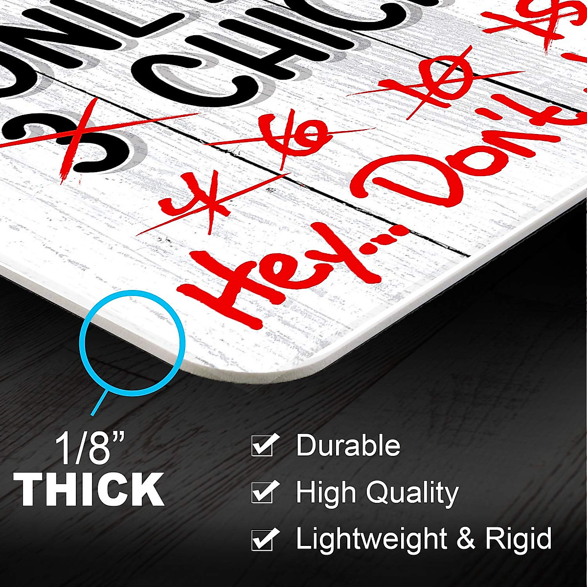 Bigtime Signs I Only Want Chickens 9" x12'' PVC Chicken Decor Sign - Christmas Chicken Yard Decorations Chicken Toys | Chicken Coop Accessories for Chicken Feeder - Chicken Gifts for Chicken Lovers