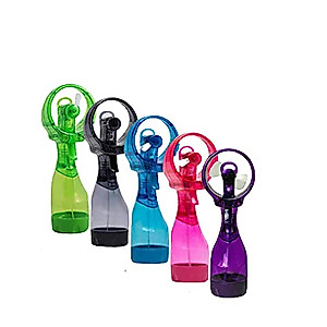 Deluxe Misting Spray Fan - Portable Water Fan - Battery Powered Handheld Colling Fan with Wide Opening For Ice (2)