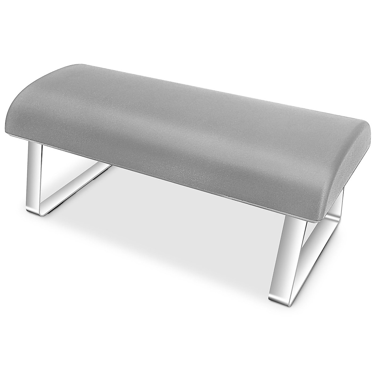 Foot Rest Under Desk for Office Use, Feet Rest for Under Desk Footstool Office Footrests, PU Self-Skinning Foam Foot Stools, Soft and Comfortable, Gray