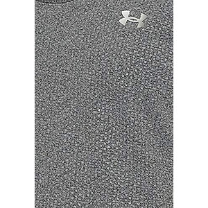 Under Armour Women's HeatGear Armour Racer Tank , Pitch Gray Light Heather (012)/Metallic Silver , Medium