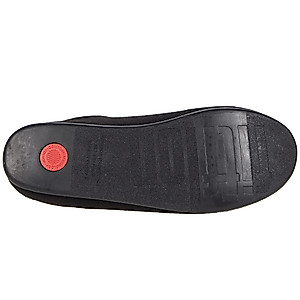 FitFlop Chrissie Pom-Pom Slippers All Black 5 M (B)
