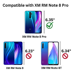 Casecious Compatible with Xiaomi Redmi Note 8 Pro Crossline Slide Grids Soft Slim TPU Cell Phone Mobile Basic Back Case Cover Black