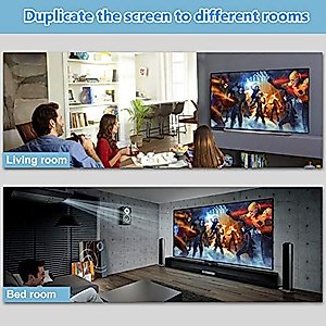 avedio Links HDMI Splitter 1 in 2 Out, 4K HDMI Splitter for Dual Monitors Duplicate/Mirror Only, 1x2 HDMI Splitter 1 to 2 Amplifier for Full HD 1080P 3D with 5ft HDMI Cable (1 Source onto 2 Displays)
