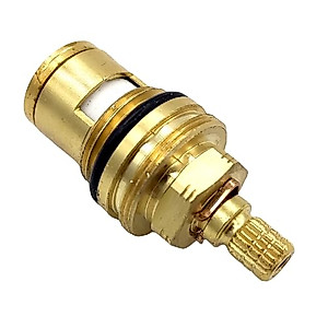 Ceramic Cartridge Assembly Compatible with T&S Brass Faucets, Temperature 40F-140F, Pressure 20PSI-125PSI, Hot Ceramic Cartridge faucet parts Replace 013787-45