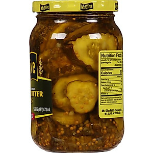 Mt. Olive Bread & Butter Chips Old Fashioned Sweet Fresh Pack Pickles Jar, 16 oz