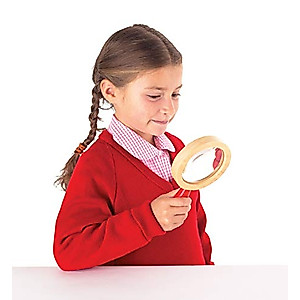 TickiT-72225 Wooden Hand Lens - Magnifying Lens for Toddlers & Children - Wooden Magnifier
