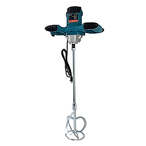 CDZHLTG 2100W Portable Electric Concrete Cement Plaster Grout Paint Thinset Mortar Paddle Mixer Pro Drill Mixer Stirring Tool Adjustable 6 Speed Handheld Standard 110V