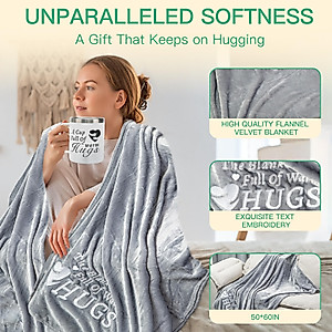 Get Well Soon Gifts for Women, Care Package Self Care Gifts Basket for Sick Friends, Sending Hugs Gifts for After Surgery, Thinking of You Gifts with Sympathy Blanket, Candle, Coffee Mug