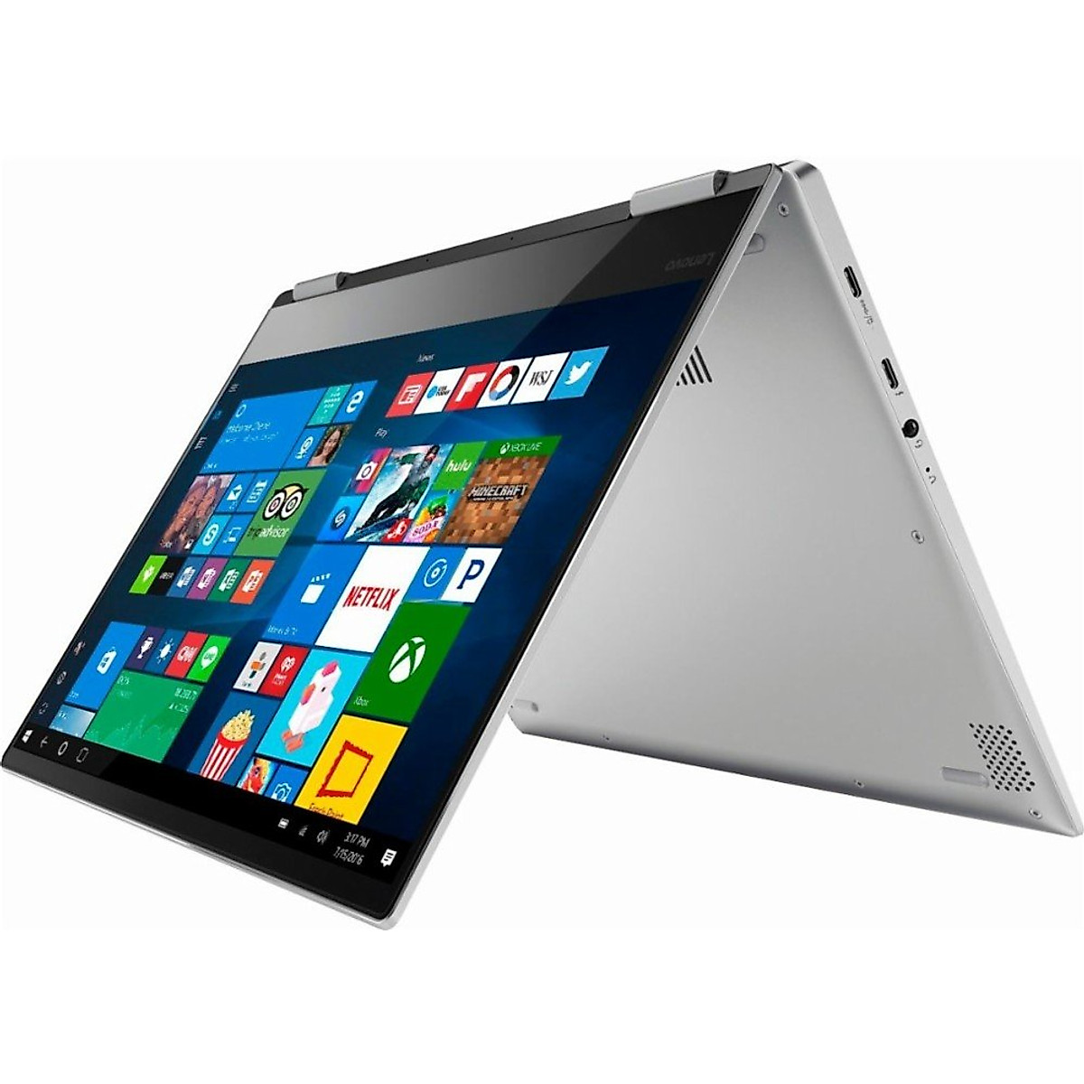 2018 Newest Lenovo Yoga 720 2-in-1 13.3" Premium Touch-Screen Laptop -Intel Core i5-8250U (Beat i7-7500) Quad-core Processor, 8GB RAM, 256GB SSD, Bluetooth, Thunderbolt, Windows 10- Platinum Silver