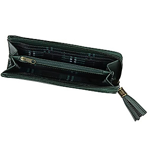 Bioworld Harry Potter Wallet Designer Hogwarts Slytherin House Zipper Clutch Faux Leather Wallet For Women