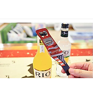 6 Pcs. Sublimation blanks Grey Steel Bottle Beer metal Opener 6" X 1,5" Heavy duty Stainless Steel Flat for Kitchen, bar o restaurant