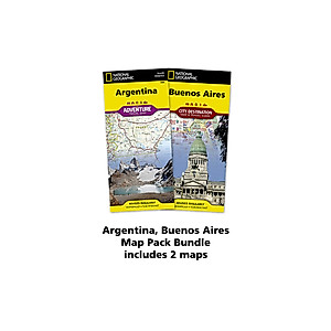 Argentina, Buenos Aires [Map Pack Bundle] (National Geographic Adventure Map)