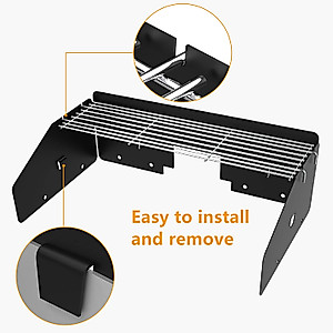 22 Inch Griddle Wind Guard/Wind Screen and Griddle Warming Rack for Blackstone 22 Inch Griddle, Griddle Accessories Kit for Blackstone (For 22")