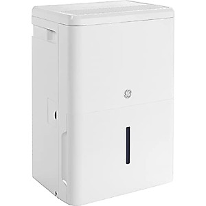 GE Energy Star Portable Dehumidifier 22 Pint, Perfect for Bedroom, Basement & Garage or Rooms up to 1500 Sq Ft, Ideal for High Humidity Areas, Complete with Empty Bucket Alarm & Clean Filter Alert