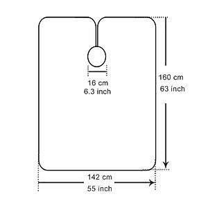 Barber Capes for Men Hair Cutting Salon Cape with Snaps Waterproof Professional Large Barber Hairdresser Gown Stylist Cape- 63”× 56”(Dribbling Pattern)